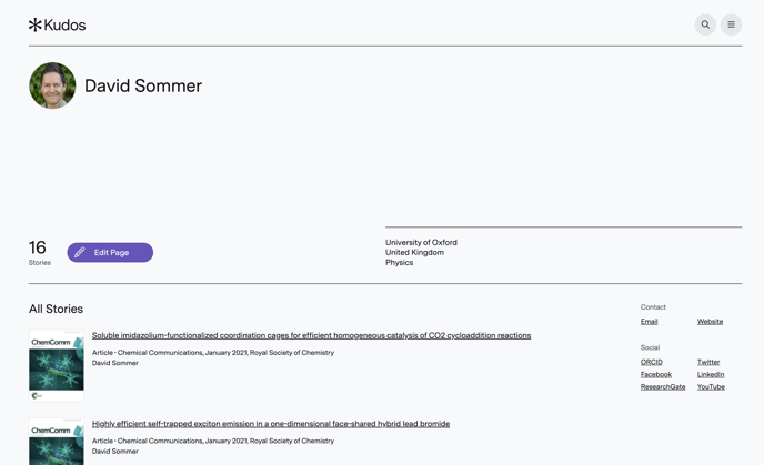 Kudos for Researchers - compare our basic and premium editions
