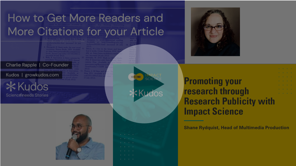 Webinar registration - more readership and citations for your articles