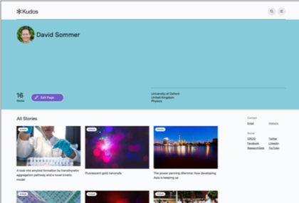 Kudos for Researchers - compare our basic and premium editions